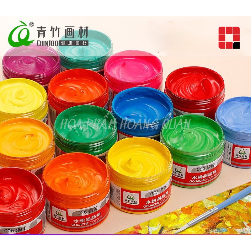 Màu Goat / Màu Gouache / Màu bột pha sẵn Chinjoo 100ml | Shopee Việt Nam