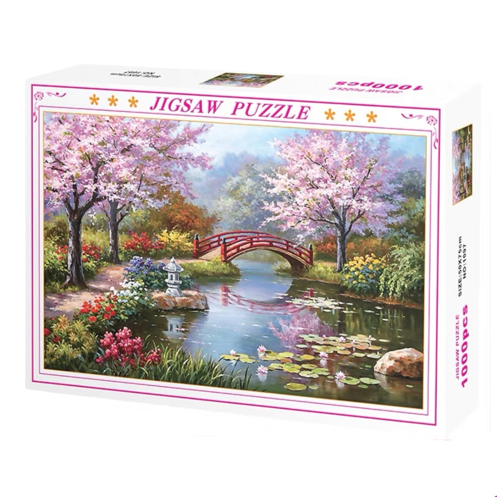 Bộ Tranh Ghép Xếp Hình 1000 Pcs Jigsaw Puzzle (Tranh ghép 70*50cm) Bản ...