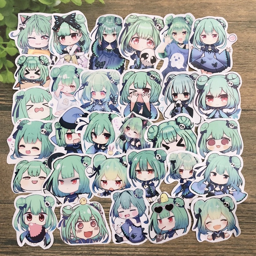 Sticker Uruha Rushia hololive english ảnh dán Uruha Rushia | Shopee ...