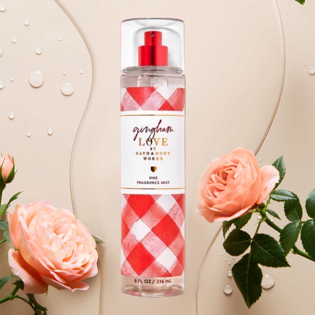 ( CHÍNH HÃNG ) Body mist Gingham Love - xịt khử mùi toàn thân mùi Body ...