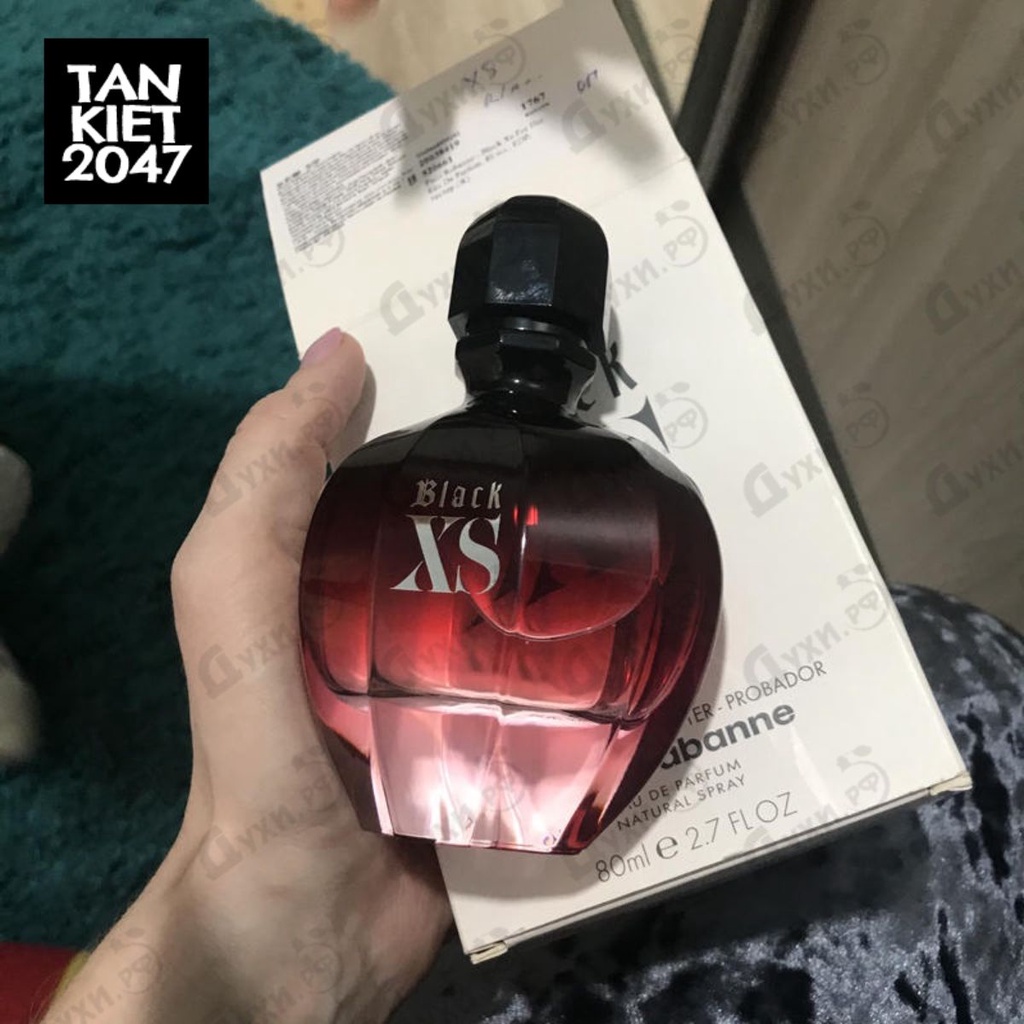 Nước hoa Paco Rabanne TESTER Pure XS Black EDP 80ml | Shopee Việt Nam