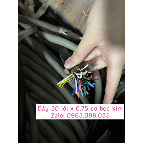 Dây 30 lõi 0.75mm có bọc kim, dây cáp điện, dây tín hiêj | Shopee Việt Nam