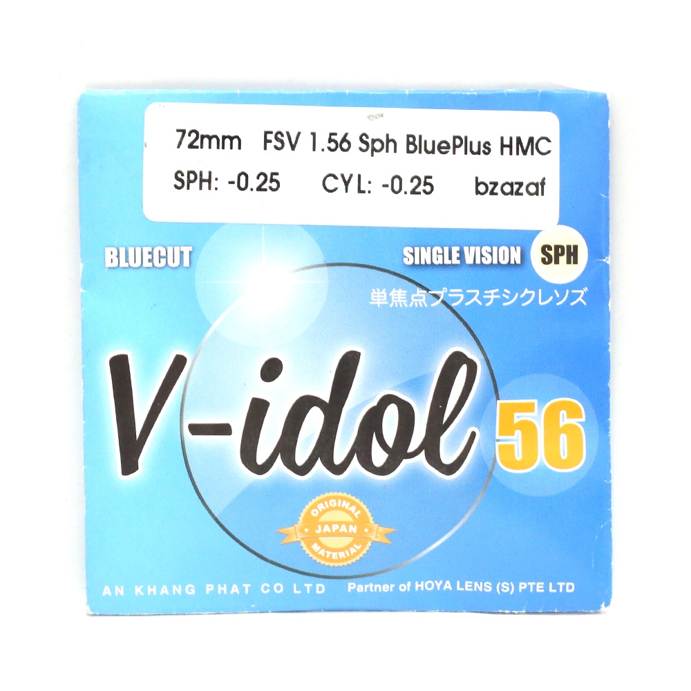 Tròng kính chống ánh sáng xanh Vidol | Shopee Việt Nam