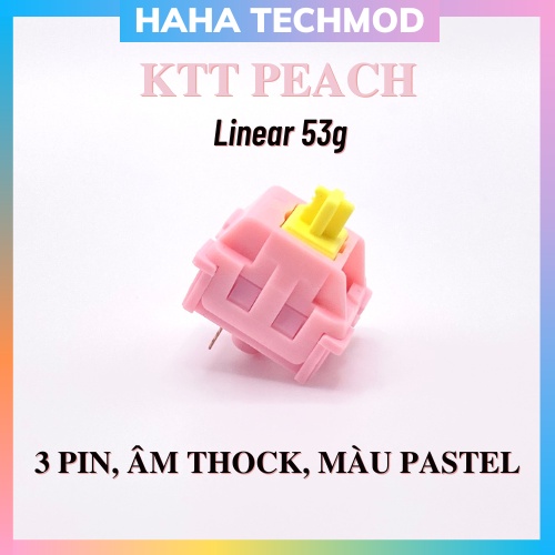 KTT Peach Switch | Công Tắc Bàn Phím Cơ | HAHATECHMOD | Shopee Việt Nam