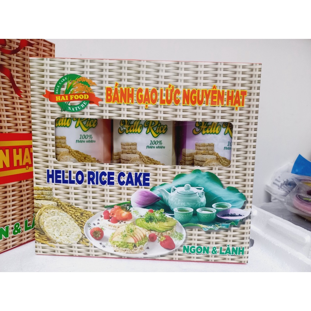 [Mới] Bánh gạo lứt ăn kiêng không đường từ yến mạch, gạo lức Tím than ...