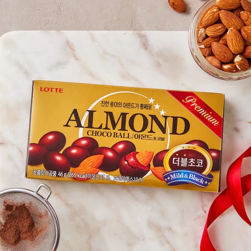 Socola hạnh nhân Lotte ChocoBall hộp 46g nhập khẩu Hàn Quốc | Shopee ...