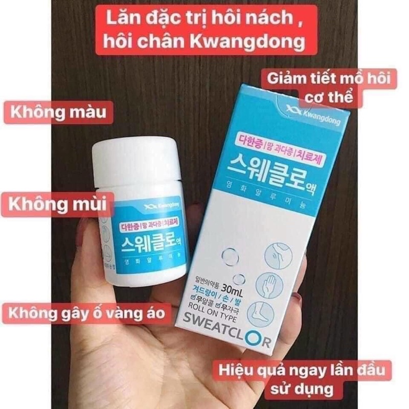 Lăn khử mùi Kwang Dong Sweatclor | Shopee Việt Nam