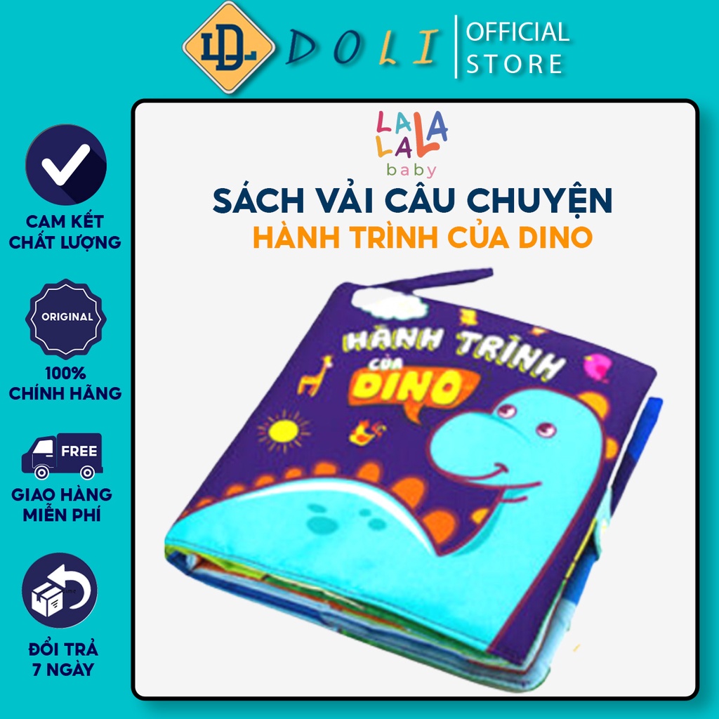 Sách vải chính hãng Lalala Baby - Hành trình của Dino - Made in Vietnam ...