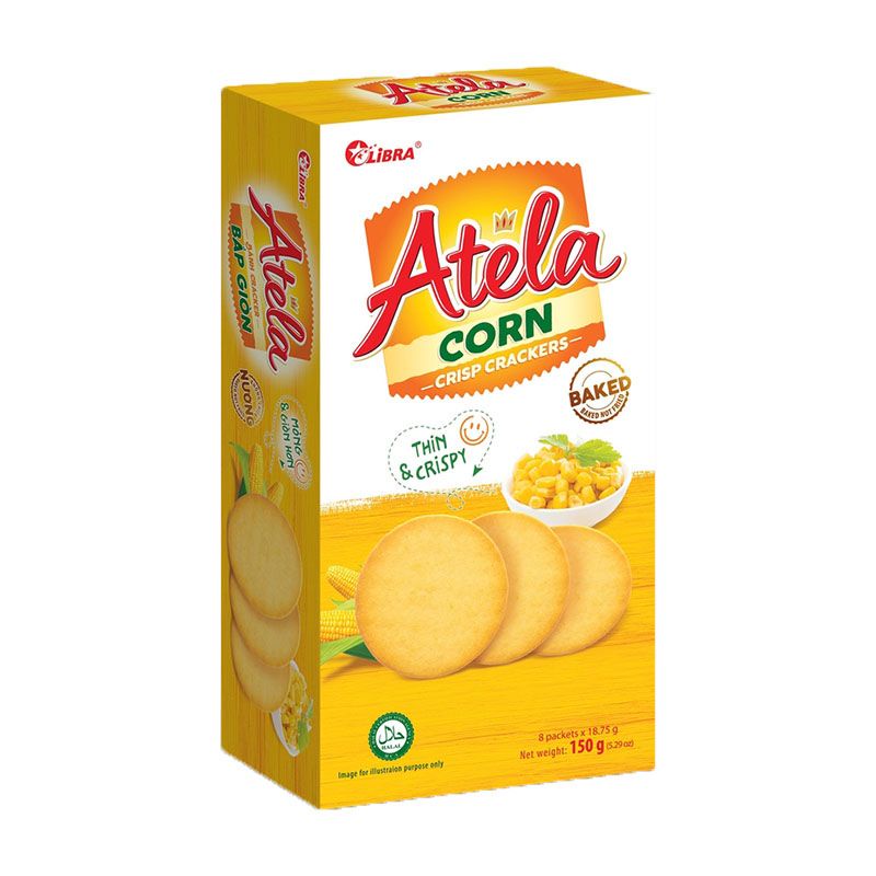 Bánh Atela Cracker Khoai Tây Giòn / Bánh Atela Cracker Bắp Giòn 150g ...