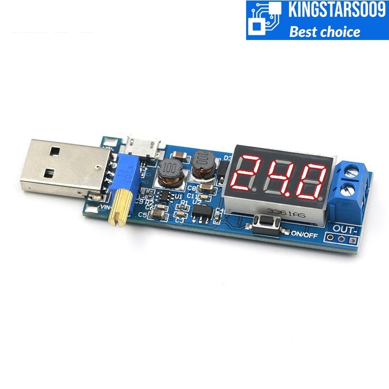 Mạch tăng áp DC-DC boost USB 5V ra 1.2V - 24V có thể điều chỉnh HW-132 | Shopee Việt Nam