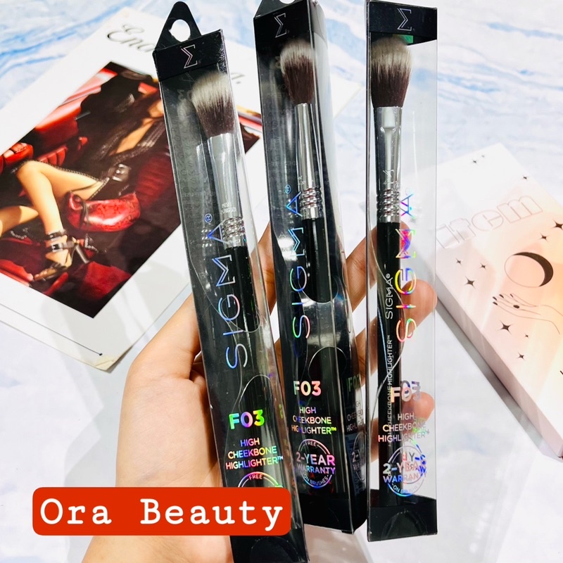 Cọ trang điểm bắt sáng Sigma Beauty F03 High Cheekbone Highlighter Brush | Shopee Việt Nam