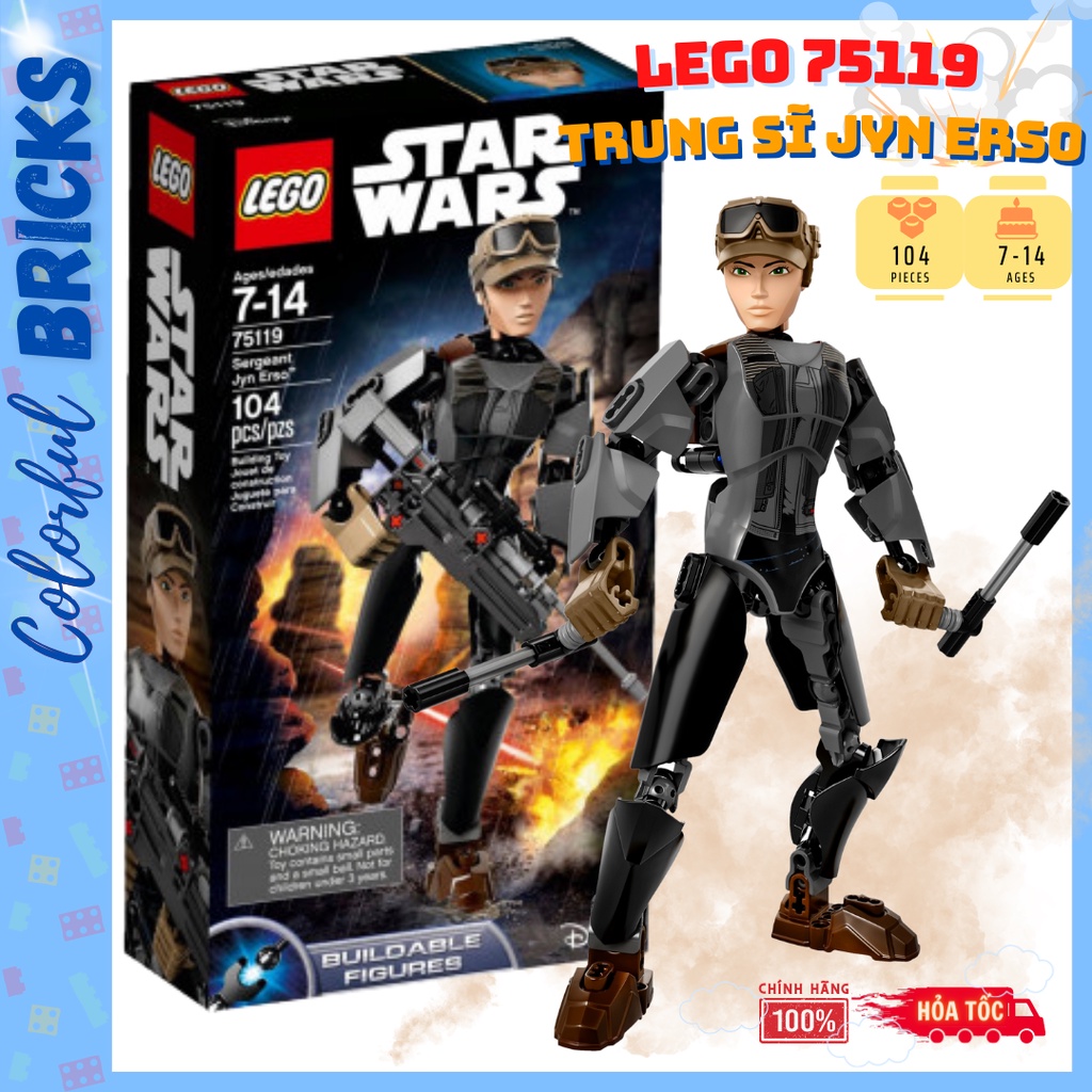 Lego 75119 Trung sỹ Jyn Erso - Sergeant Jyn Erso - Lego Star wars chính ...