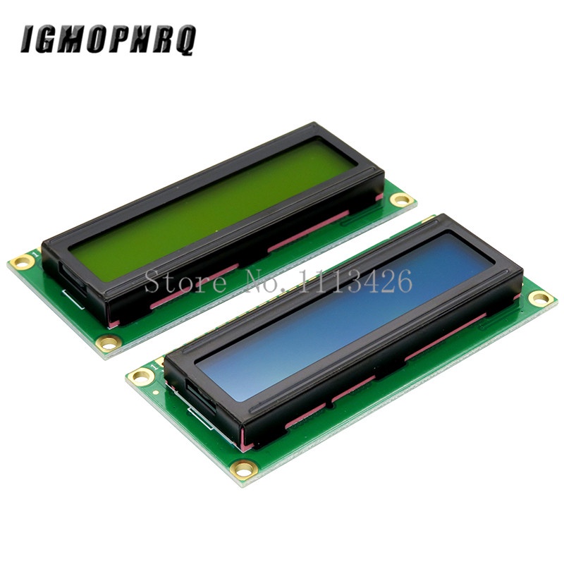 Mô Đun LCD 1602 1602 Màn Hình Xanh Dương / Vàng 16x2 PCF8574T PCF8574 ...