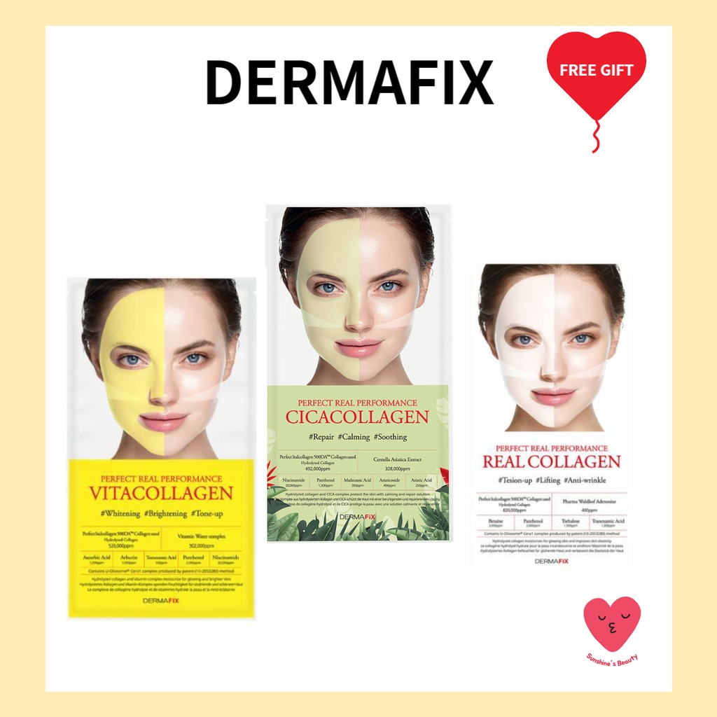 [DERMAFIX] Gói mặt nạ Collagen hiệu quả thực sự hoàn hảo (2 tờ ...