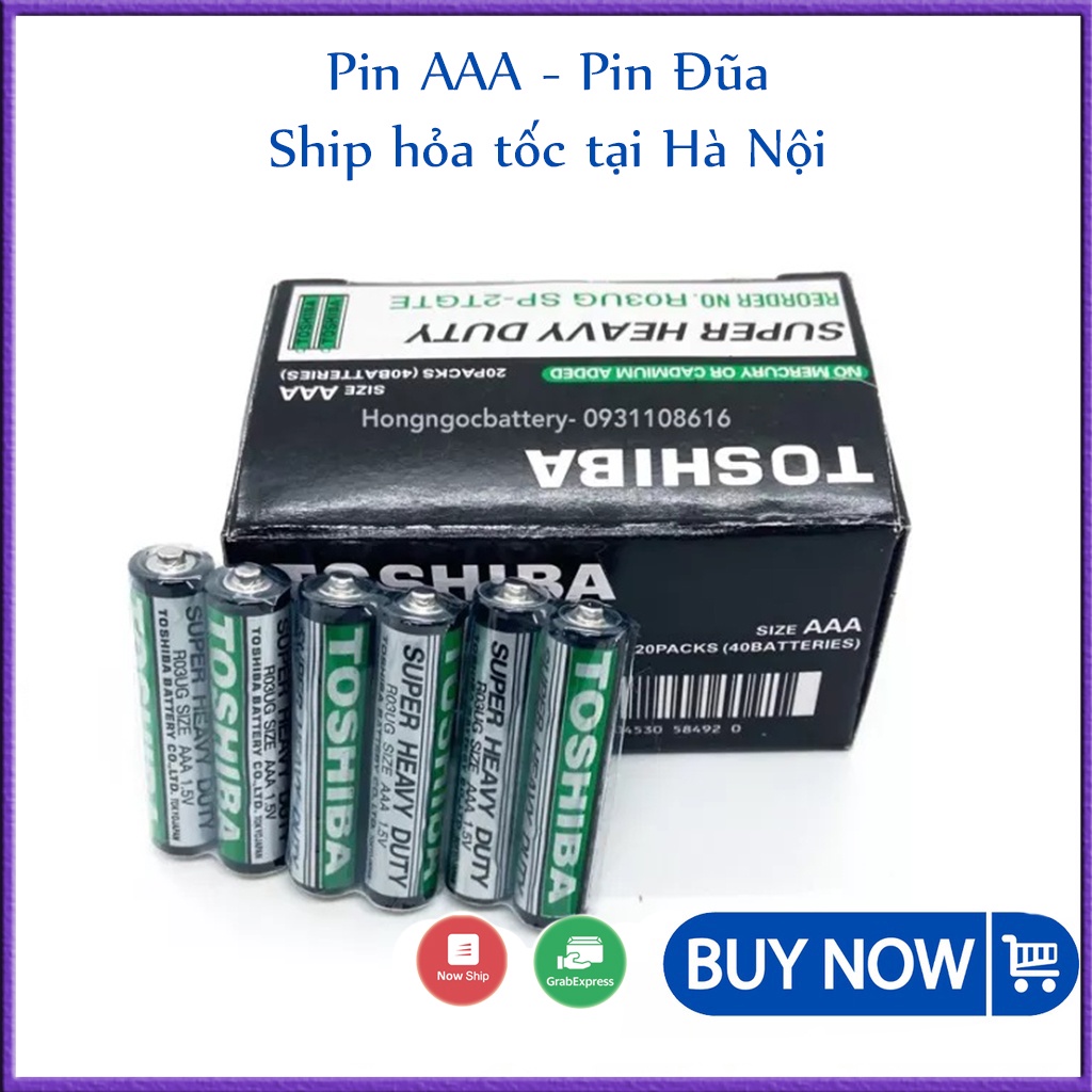 Pin đũa, Pin AAA, 3a giá sỉ tốt nhất 1 hộp gồm 40 viên gắn remote điều ...