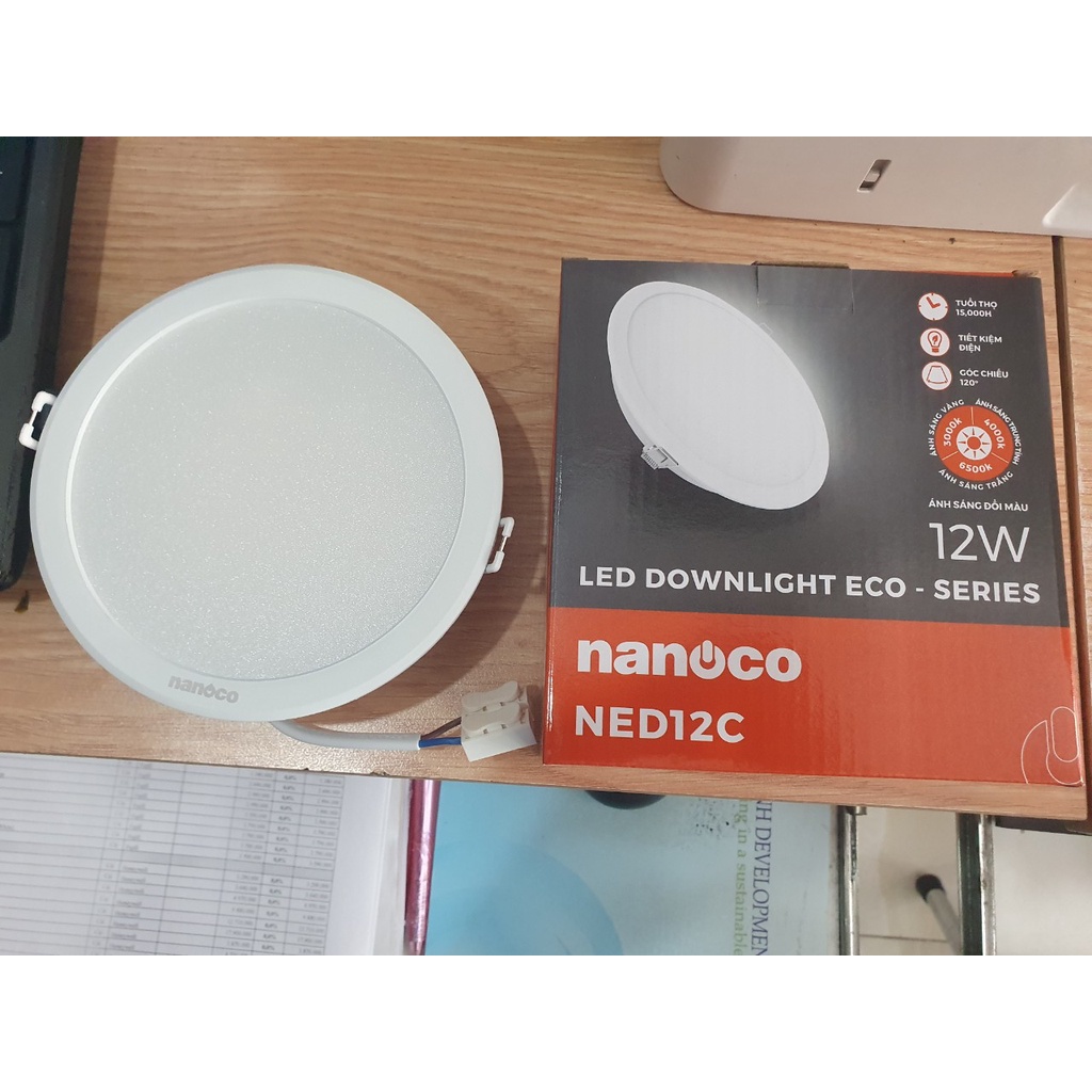 Đèn Led đổi màu 7W 9W 12W Nanoco NED07C\NED9C\NED12C | Shopee Việt Nam