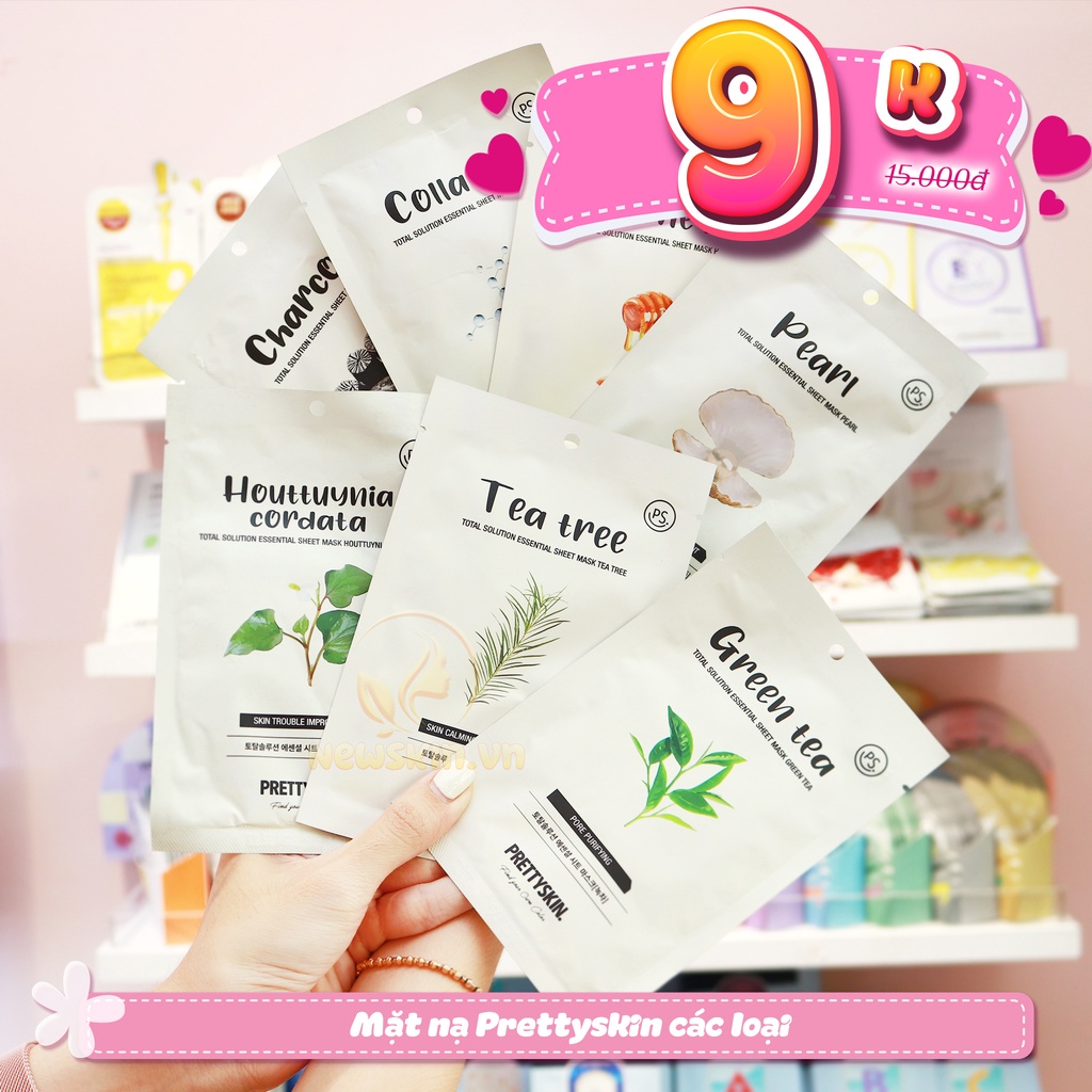 Mặt nạ dưỡng da toàn diện PRETTYSKIN Total Solution Essential Sheet ...