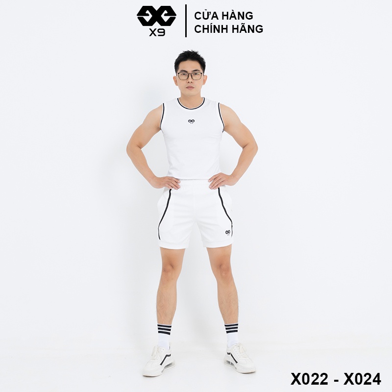 Set Nguyên Bộ Đồ Thể Thao Nam Áo Ba Lỗ Quần Đùi Ngắn Tập Gym Chạy Bộ ...