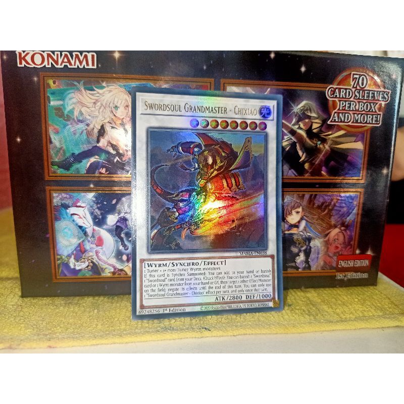 [KN yugioh shop] thẻ bài: Swordsoul Grandmaster - Chixiao - MAMA-EN038 ...