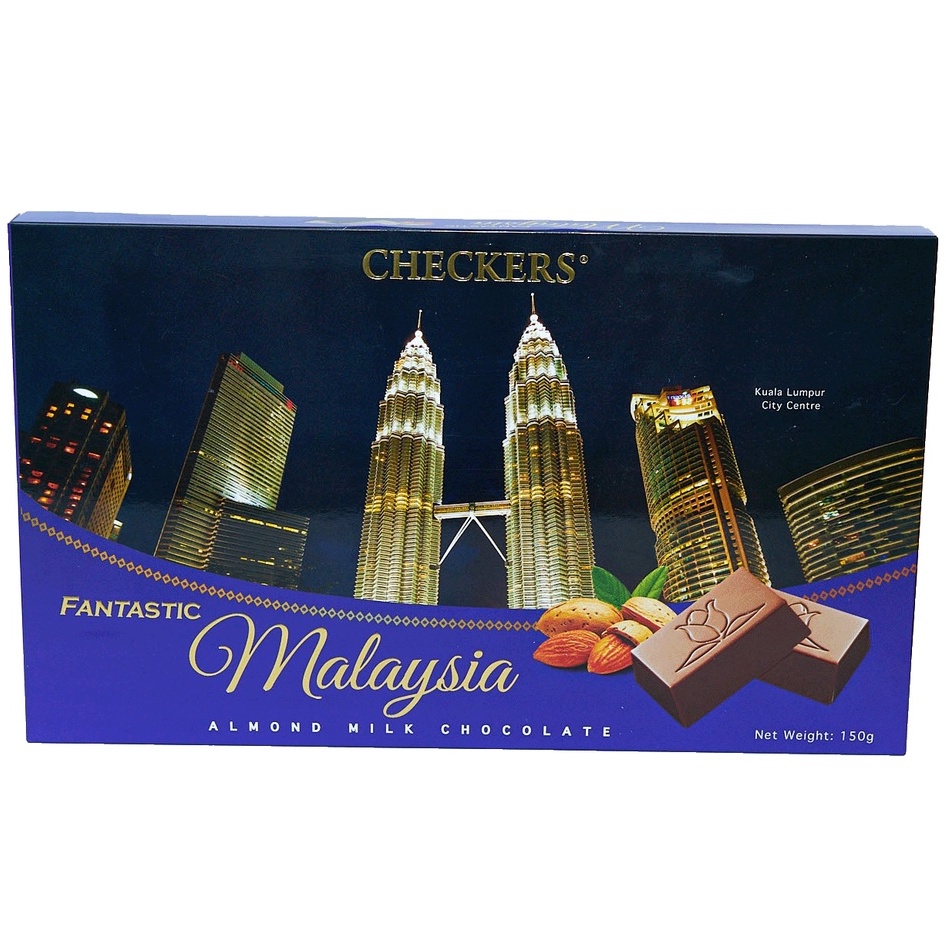 [HSD:12/10/23]Chocolate sữa hạt hạnh nhân Checkers Fantastic Malaysia ...
