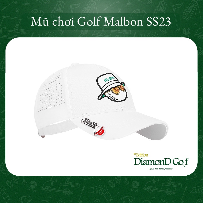 [Hàng nhập khẩu] Mũ chơi Golf Malbon cao cấp chống nắng thoáng khí kèm ...