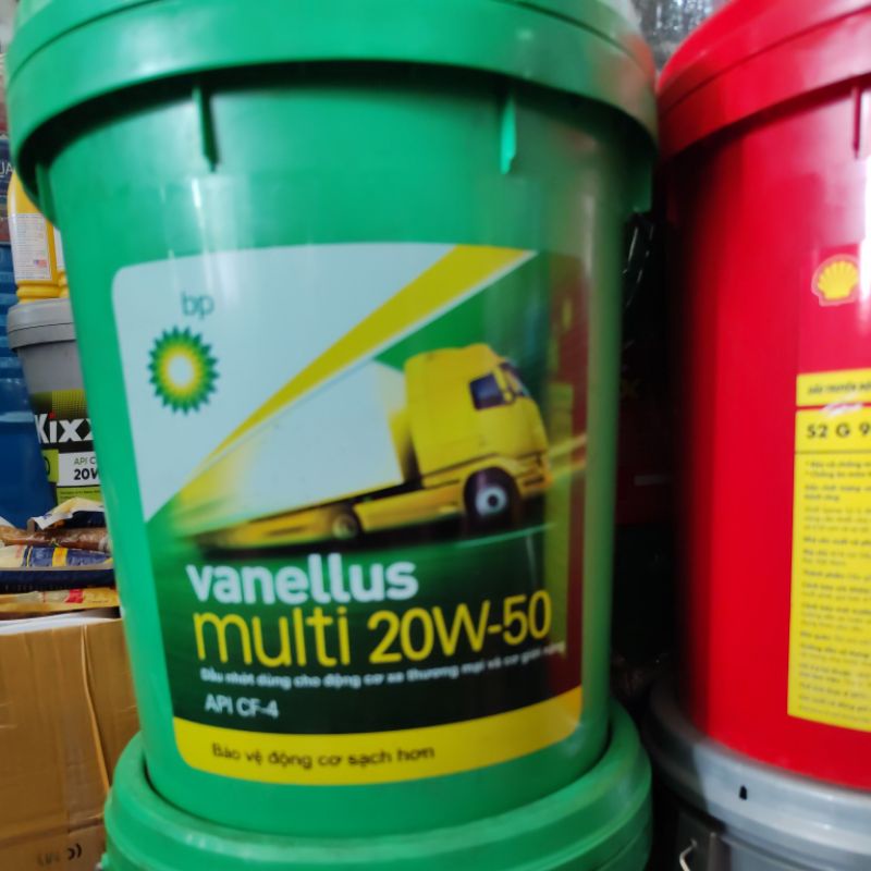 Dầu động cơ Diesel BP Vanellus Multi 20W-50 xô 20L | Shopee Việt Nam