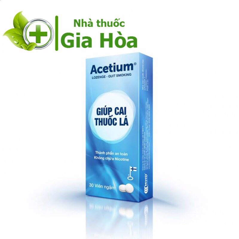 Viên ngậm cai thuốc lá Acetium Lozenge giúp cai thuốc tự nhiên, an toàn ...