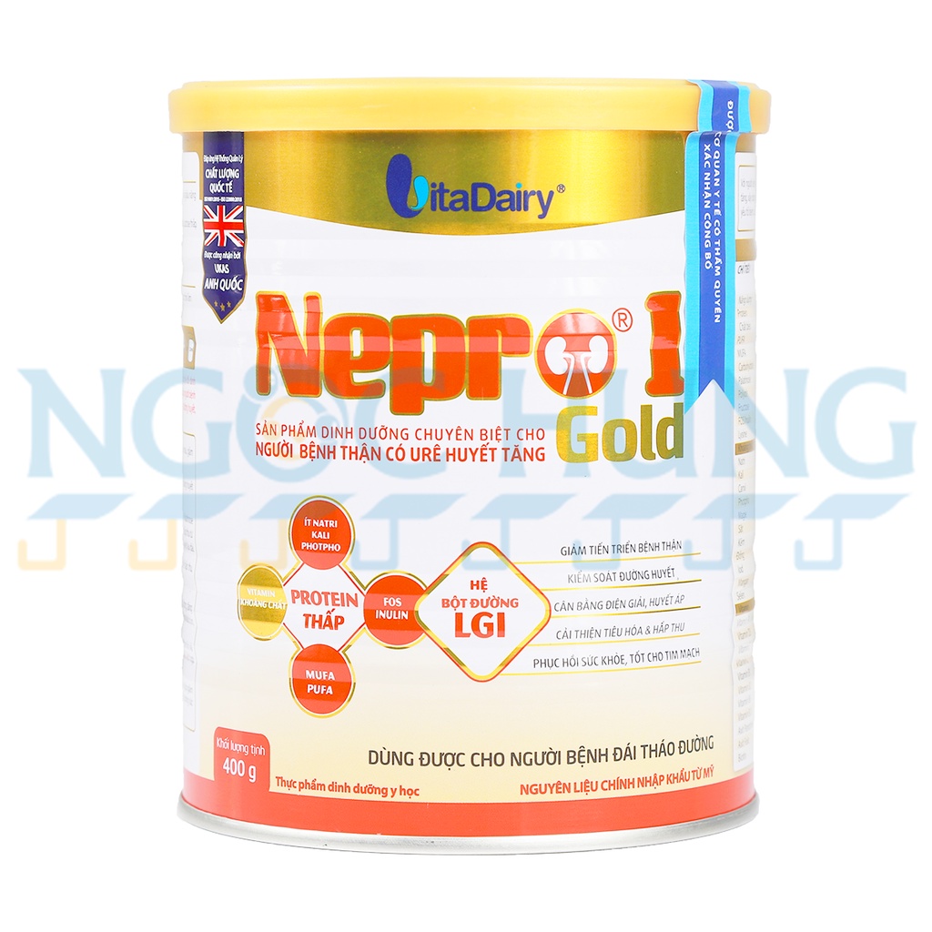 Sữa bột Vitadairy Nepro Gold 1, 2 (cho người bệnh thận) 400g | Shopee ...