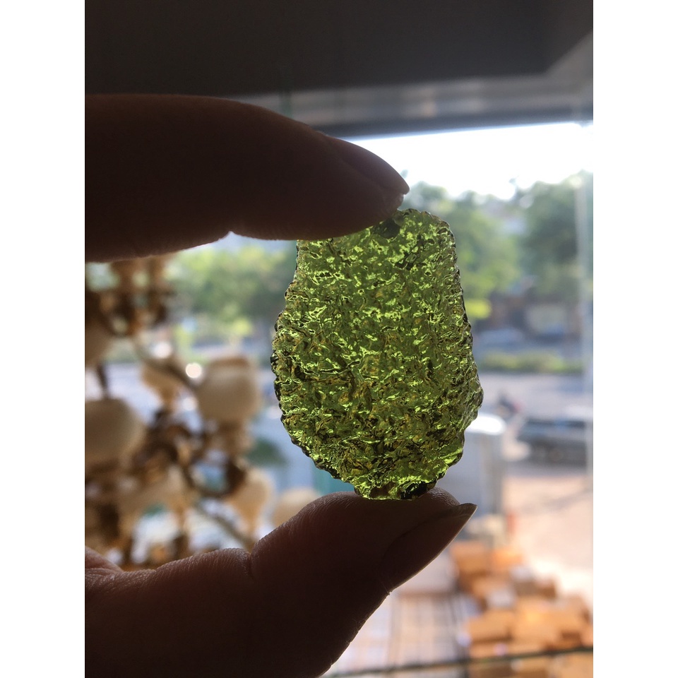 01 Mảnh Holy Grail-stone natural Moldavite/Coreen/vltavite | Shopee ...
