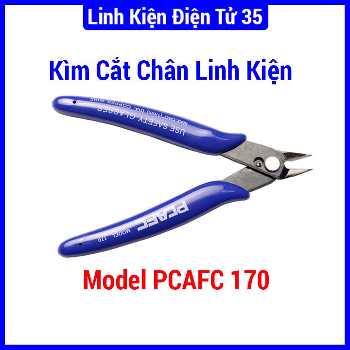 Kìm cắt chân linh kiện PCAFC model 170 lưỡi sắc cắt chuẩn | Shopee Việt Nam