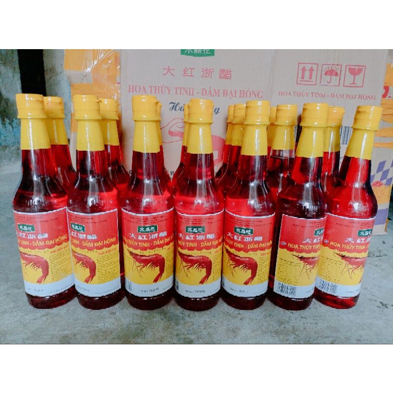 2 Chai Giấm Hồng - Giấm Tôm (700ml) | Shopee Việt Nam