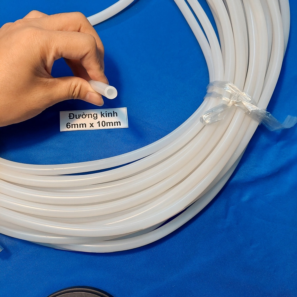 Ống tio silicon chịu nhiệt độ cao ống silicone phi 1, 2, 3, 4, 5, 6, 7, 8, 9, 10, 12, 14, 15 ...