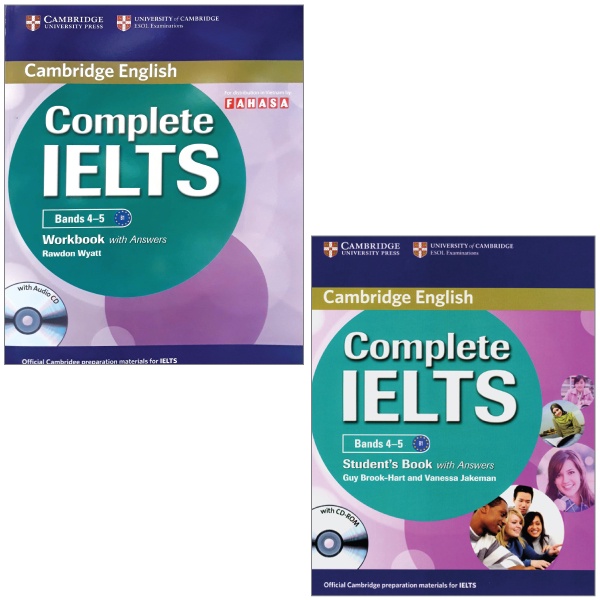 Combo Complete IELTS B1 Student's Book + Workbook with answer (CD-ROM & Audio CD) (Bộ 2 Cuốn ...