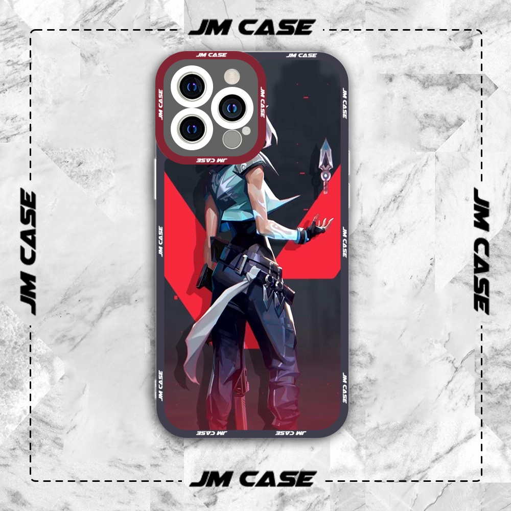 Ốp lưng iphone samsung xiaomi oppo cạnh vuông JMCase Agent Jett Game ...