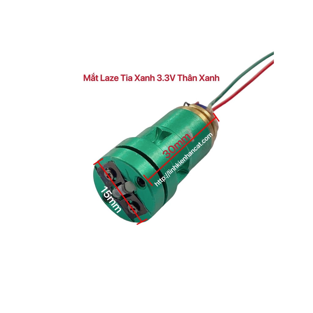 Mắt Laze Tia Xanh 3.3V Thân Xanh | Shopee Việt Nam