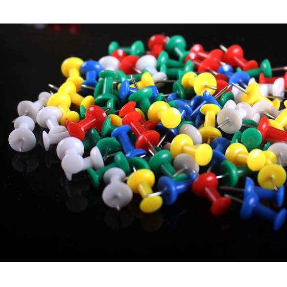 Đinh Ghim Dính Ghi Chu Nhựa Nhiều Màu | Shopee Việt Nam