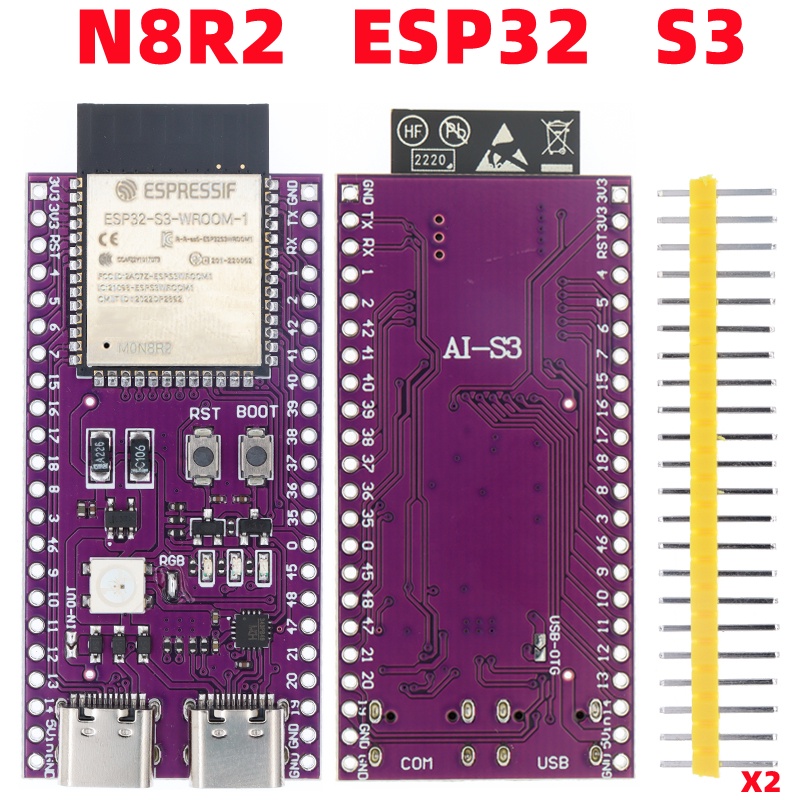 Linh Kiện điện Tử Usb Kép Esp32 Esp32 C3 Ai C3 Esp32 C3 Devkitm 1 Esp32 C3 Mini 1 Ai S3 Esp32 S3 
