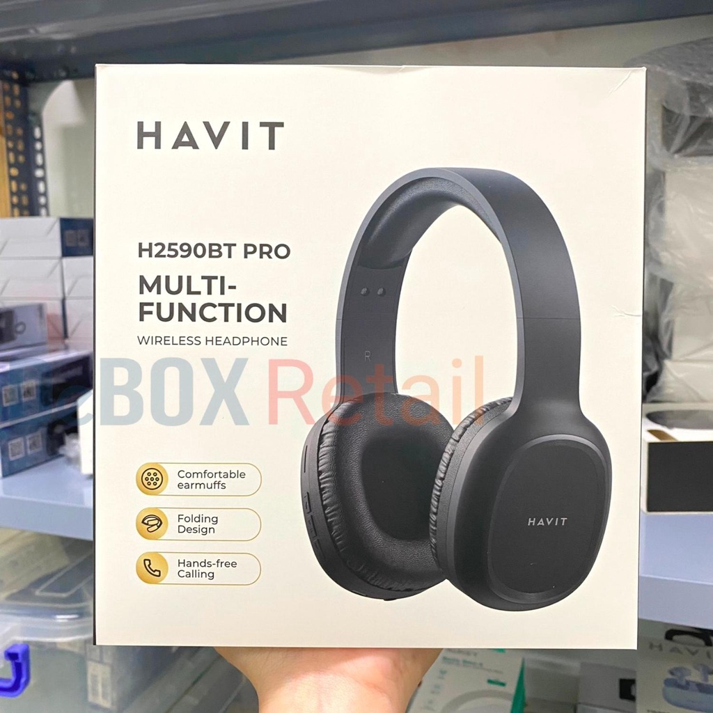 Tai Nghe Chụp Tai Không Dây HAVIT H2590BT Pro Bluetooth 5.1 (Bản nâng ...
