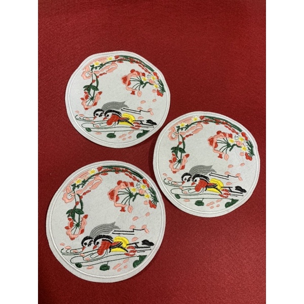 sticker thêu là ủi tròn chim nước | Shopee Việt Nam