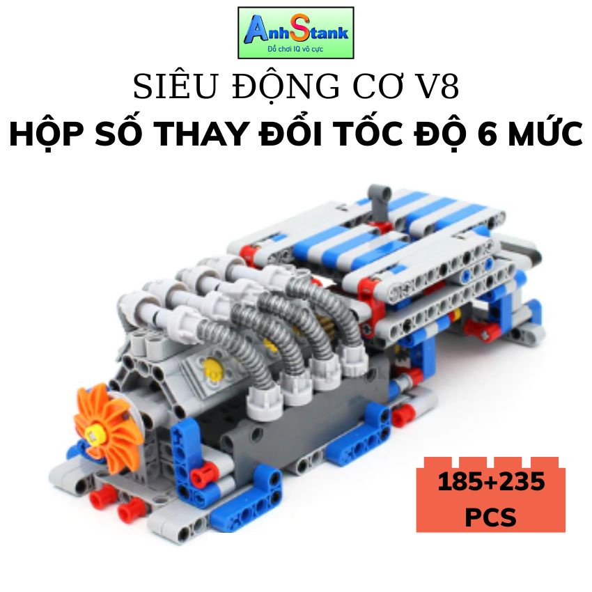 Động cơ oto V8 kết hợp với hộp số thay đổi tốc độ 6 mức tương thích với MOC, bộ 9686, dòng ...