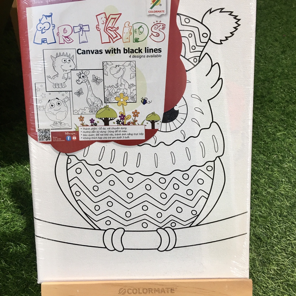 Tranh vẽ Colormate Canvas có in hình dành cho bé tô màu - COLORMATE ...