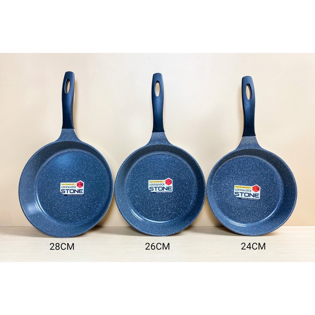 [LOCK & LOCK] CHẢO ĐÁ 7 LỚP LOCK&LOCK STONE - ĐÁY TỪ ĐỦ SIZE LCA6243D ...