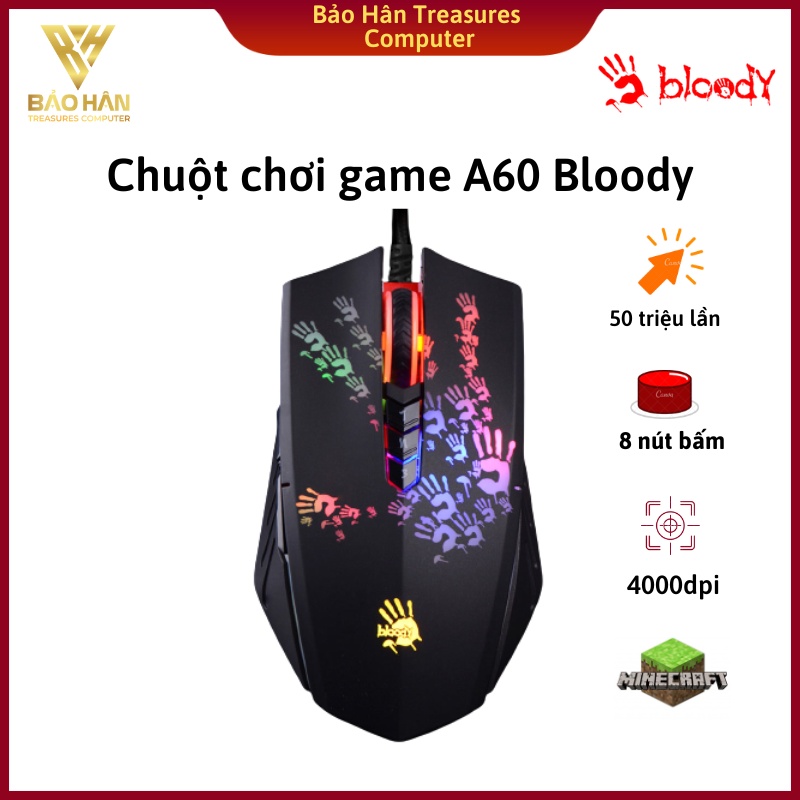 Chuột Có Dây Gaming A4TECH BLOODY A60 - Hàng Chính Hãng | Shopee Việt Nam