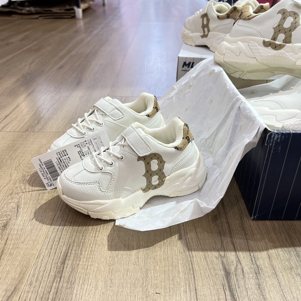 [CHÍNH HÃNG] Giày Sneaker TRẺ EM - MLB KID MONOGRAM màu Be Nâu - Code ...