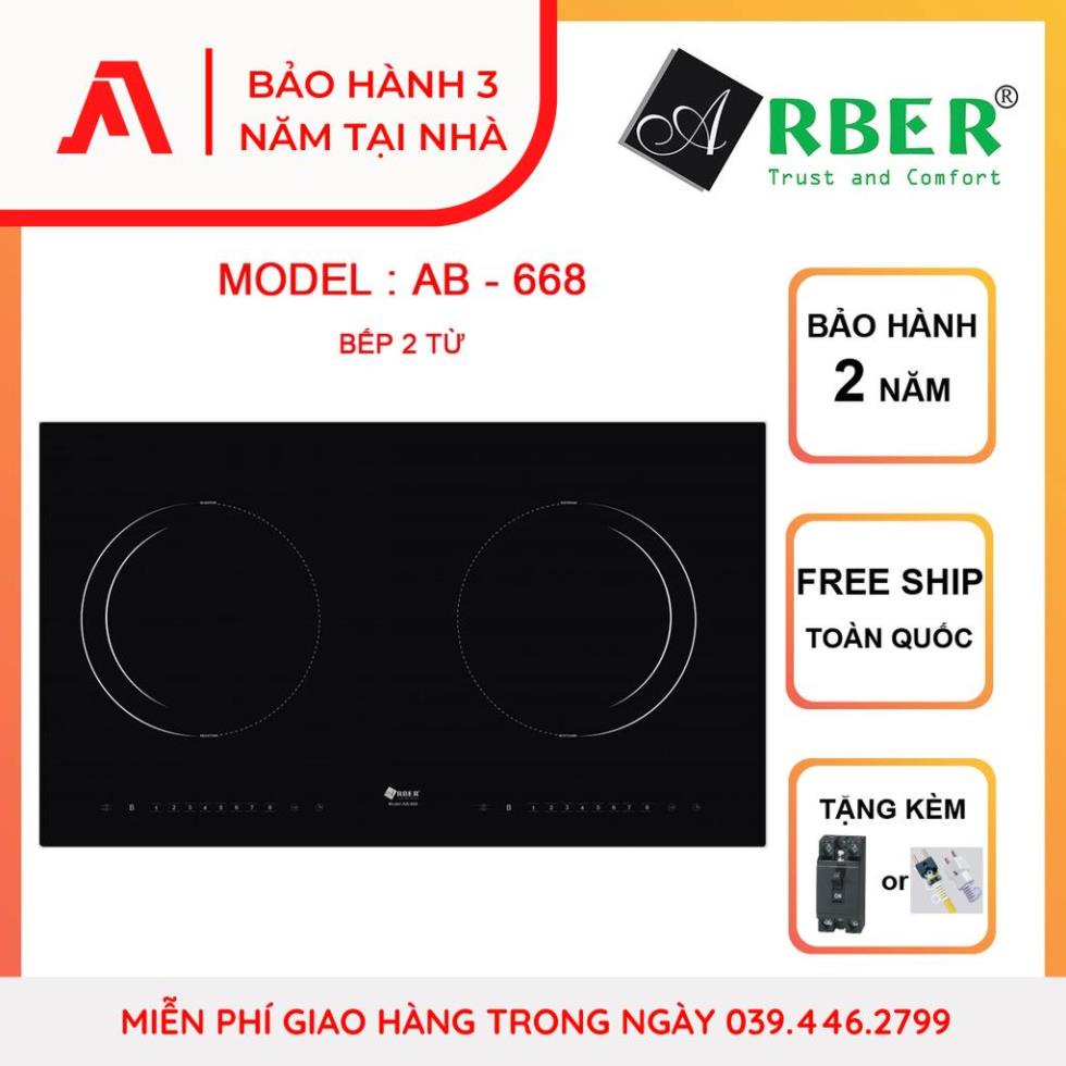Bếp từ đôi âm ABBER AB - 668| Bếp từ chính hãng, đường kính mâm từ lên ...