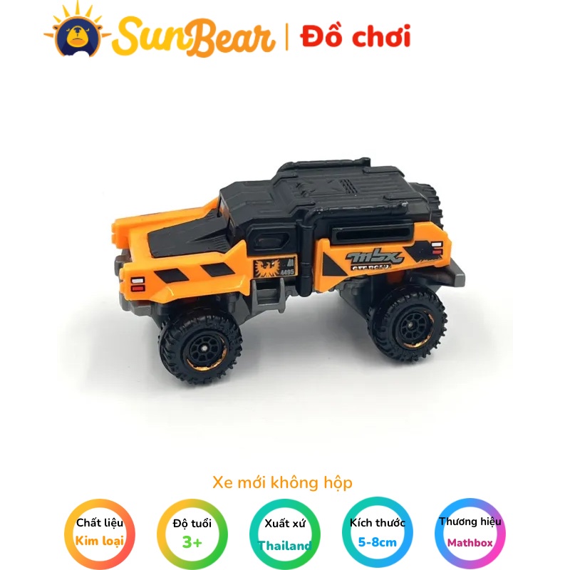 Xe mô hình Matchbox Orange Rumble Raider MB925 - Sun Bear | Shopee Việt Nam