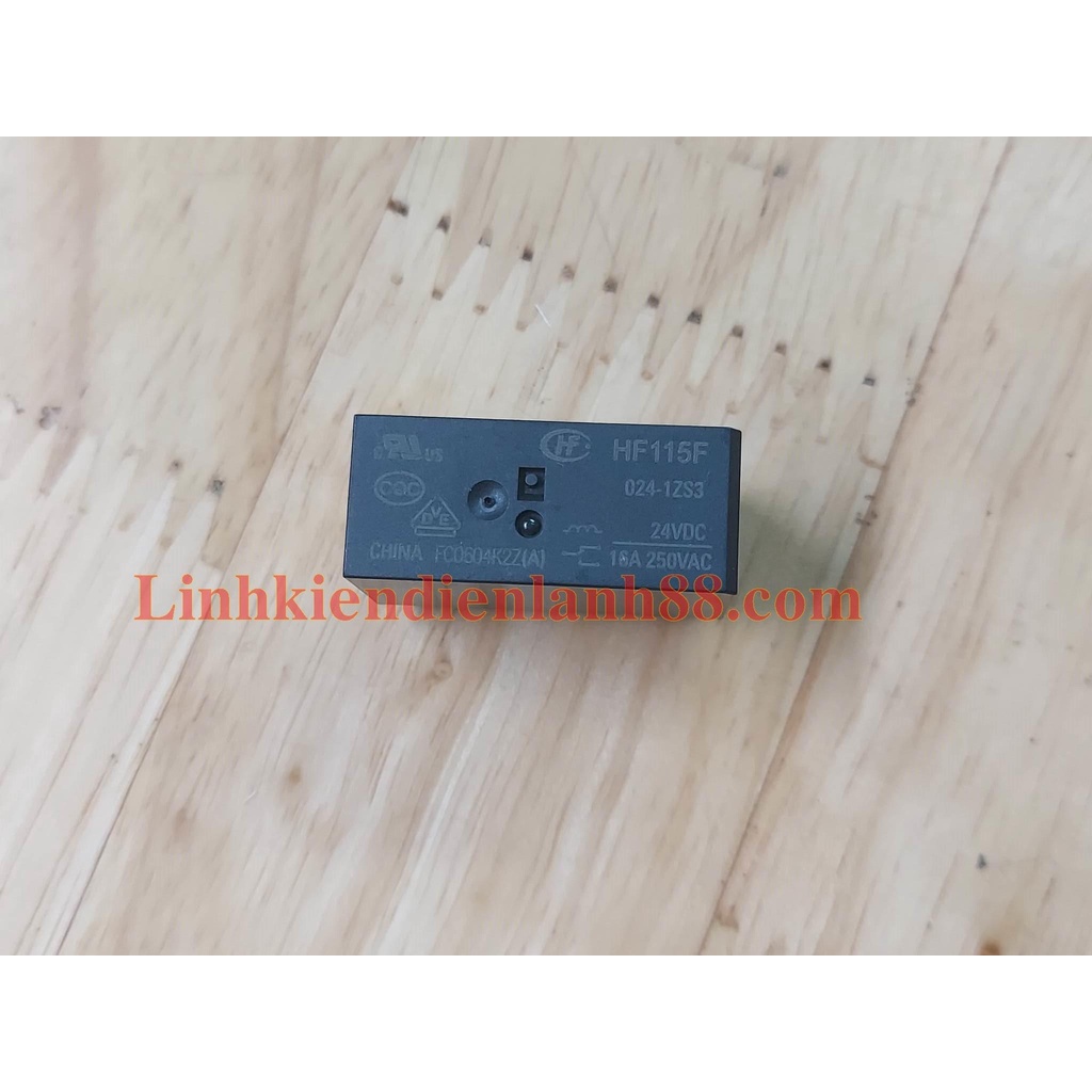 HF115F 024-1ZS3 Rơle 24V 16A 250V 8 chân. Relay tiếp điểm đơn | Shopee Việt Nam
