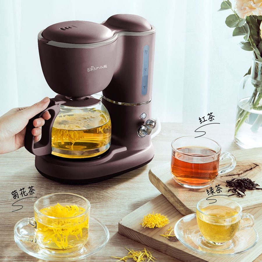Máy pha cà phê mini Bear, máy pha cafe mini tự động dung tích 600ml ...
