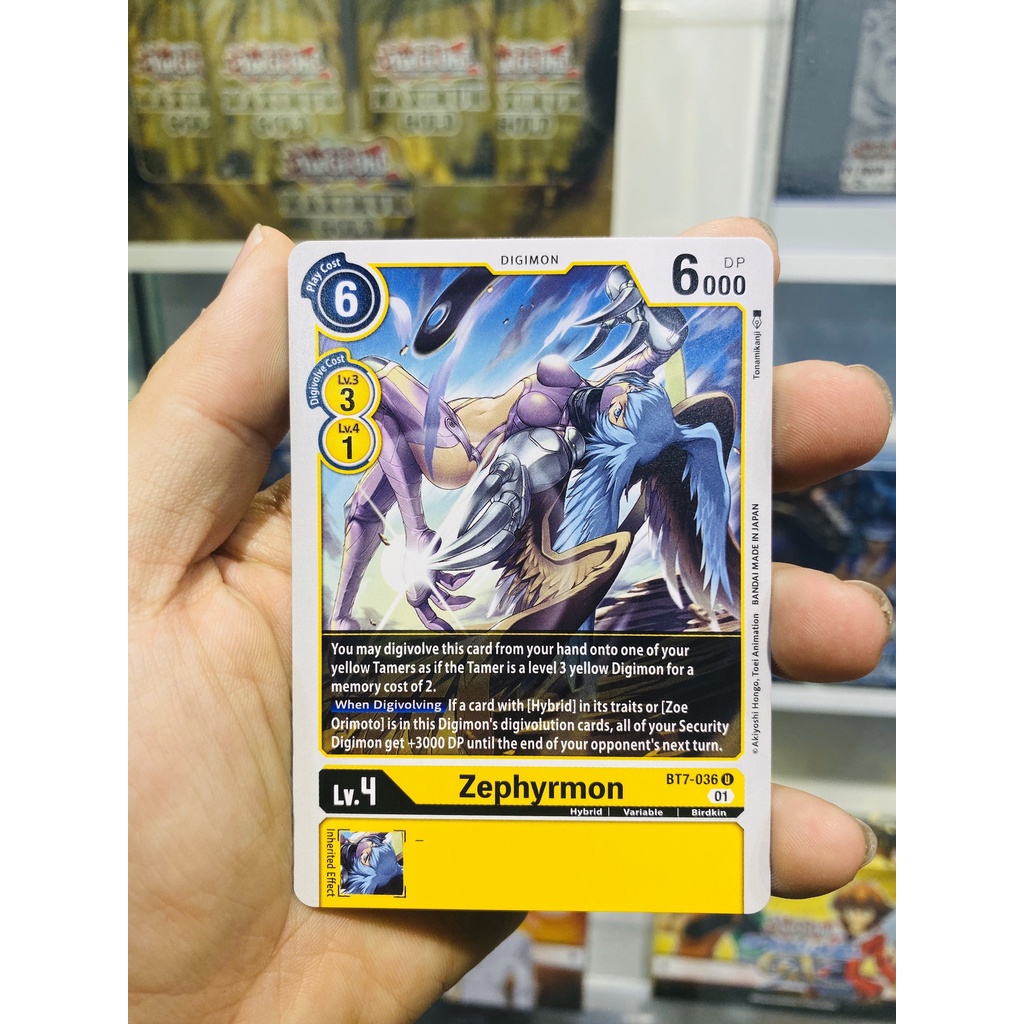 Thẻ bài Digimon Mã BT7-036 - Zephyrmon - Digimon - Uncommon | Shopee ...
