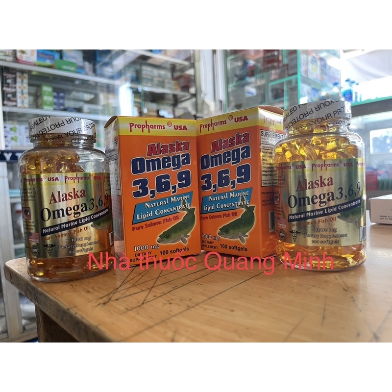 Viên uống Omega 369 - Dầu cá hồi tự nhiên. Hàng nhập khẩu USA(hộp 100v ...